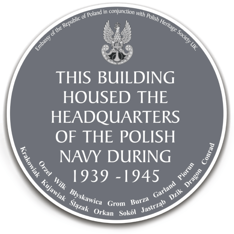 Polish Navy WWII Plaque – November 2013 - The Polish Heritage Society UK